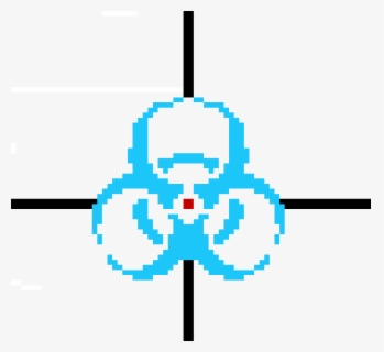 Biohazard Clipart Pixel Art - Portable Network Graphics , Free ...