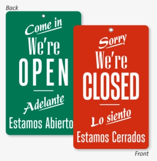 Clock Signs Will Return - Open Close Design , Free Transparent Clipart ...