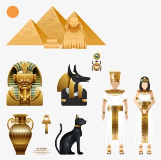 Mummy Clipart Ancient World History - Pyramids Of Giza Png , Free ...