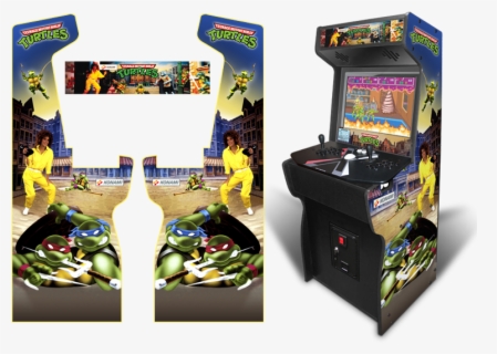 Tmnt Layout Full - Teenage Mutant Hero Turtles Arcade Machine , Free ...
