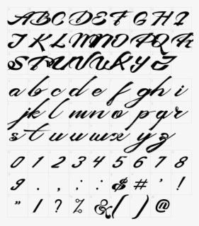 Clip Art In Cursive Fonts - Font Cursive , Free Transparent Clipart ...