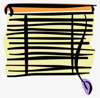 Vector Illustration Of Window Blinds Provide Privacy - Blinds Clipart ...
