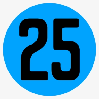 25 Number Download Png Image , Free Transparent Clipart - ClipartKey