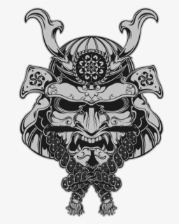 Samurai Background Png - Japanese Samurai Demon Mask , Free Transparent ...
