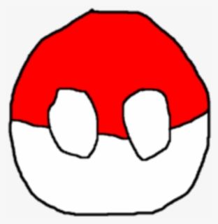Poland Red Face Facial Expression Smile Mouth Clip - Polandball Png ...