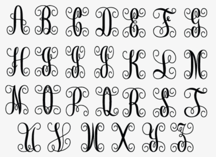 Monogram Vine , Free Transparent Clipart - ClipartKey