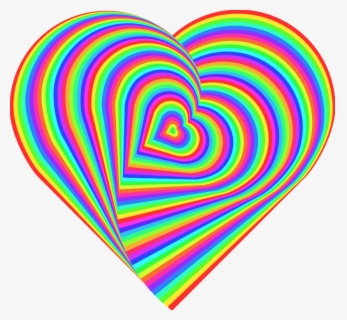 Transparent Background Rainbow Heart Png , Free Transparent Clipart ...