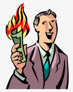 Money On Fire Png , Free Transparent Clipart - ClipartKey