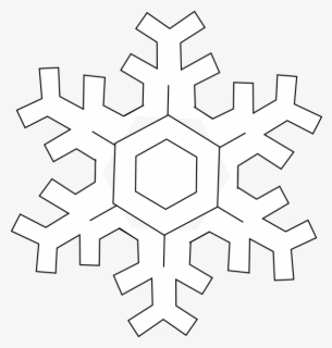Simple Snowflake Outline , Free Transparent Clipart - ClipartKey