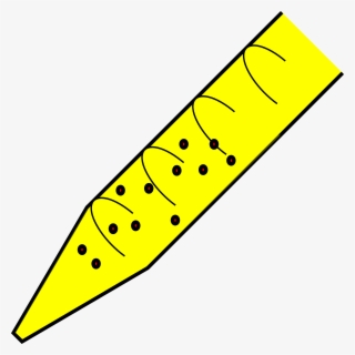 Yellow Crayon Clipart - Yellow Crayon Transparent Background , Free ...