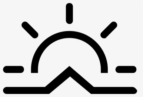 Stroke Weather Symbol Png Clipart , Png Download - Sun Path Icon Png ...