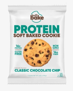 Buff Bake Protein Soft Baked Cookie, Classic Chocolate - Buff Bake ...