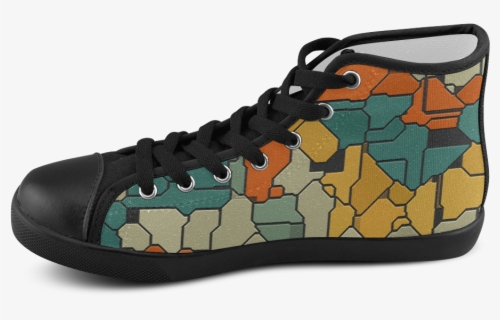 Coloring Shoes High Tops - Png Png Shoes Transparent Background , Free ...