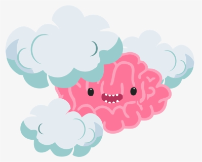 Brain Fog Monster Sticker - Illustration , Free Transparent Clipart ...