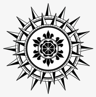 Cool Compass Rose Designs N2 - Circle , Free Transparent Clipart ...