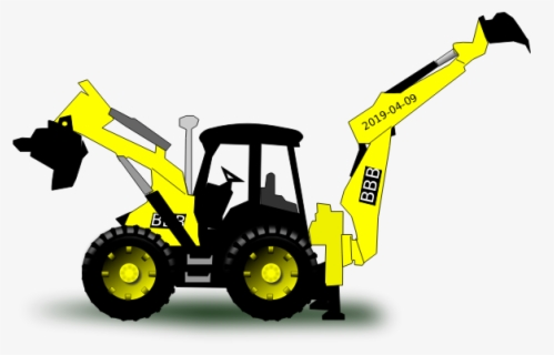 Backhoe Vector Digger Jcb - Volvo Excavator Grey Paint Code , Free ...