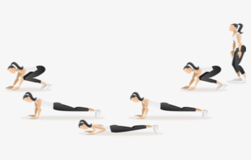 Burpees Clipart - Cartoon , Free Transparent Clipart - ClipartKey