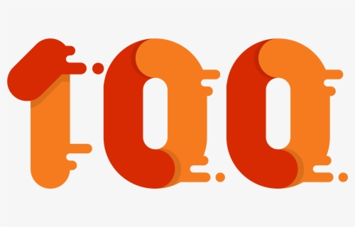 Free Number 100 Clip Art with No Background - ClipartKey