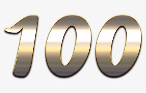 Free Number 100 Clip Art with No Background - ClipartKey