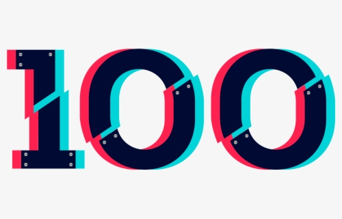 100 Number Png - 100 Number Design , Free Transparent Clipart - ClipartKey