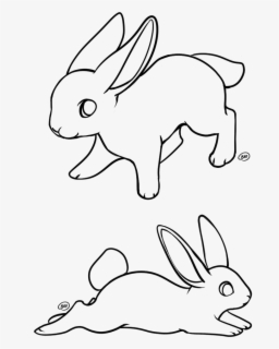 Honey Bun Lineart - F2u Rabbit Base , Free Transparent Clipart - ClipartKey