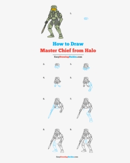 How To Draw Master Chief From Halo - Easy To Draw Master Chief , Free ...