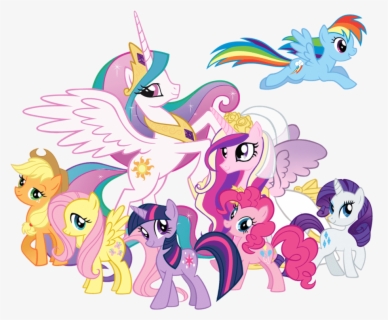 My Little Pony Silhouette - Nick Jr Pony Logo , Free Transparent ...