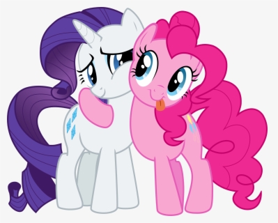 My Little Pony Clipart Border - My Little Pony Rarity And Pinkie Pie ...