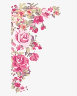Flower Border Clipart Free Clipart Images - Flower Corner Border Png ...