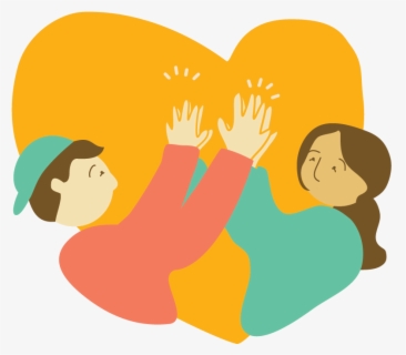 Free High Five Clip Art with No Background - ClipartKey