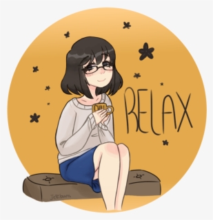 Relax Clipart Chill - Chill Cartoon Girl , Free Transparent Clipart ...