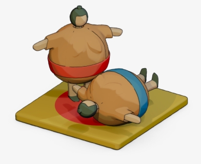 Mini Sumo Robot Competitor - Sumo Wrestler Cartoon , Free Transparent ...