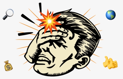 Palm To Forehead , Free Transparent Clipart - ClipartKey