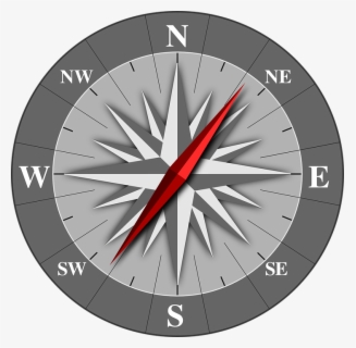 Compass Pointing North East , Free Transparent Clipart - ClipartKey