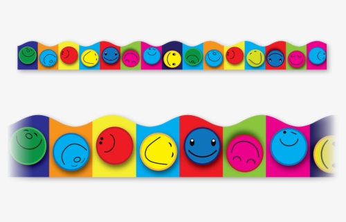 Smiley Face Border - Transparent Long Border Smiley , Free Transparent ...