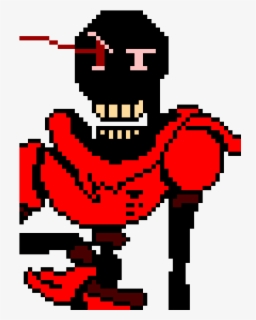 Pixel Portrait - Revenge Papyrus Pixel , Free Transparent Clipart ...