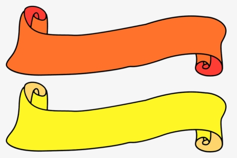 Blank Scroll Banner Png - Blank Banner Template Png , Free Transparent ...