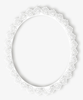 Frame White Sticker By - Белая Овальная Рамка Png , Free Transparent ...