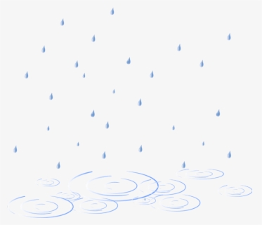 Rain With Puddle - Rain Puddles Line Art , Free Transparent Clipart ...