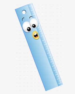 Clipart Ruler Chalk - Blue Ruler Cartoon , Free Transparent Clipart ...