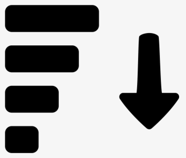 Descending Sorting Icon - Icon Sorting , Free Transparent Clipart ...