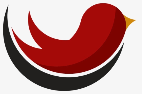 Red Robin Bird Logo , Free Transparent Clipart - ClipartKey