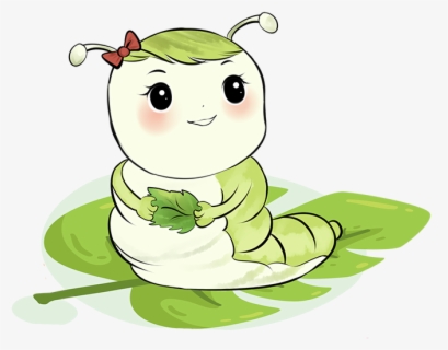 Silkworm Cartoon , Free Transparent Clipart - ClipartKey