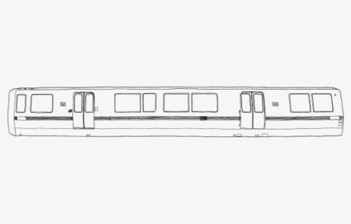 Bart Train Profile Vector Clip Art - Passenger Car , Free Transparent ...