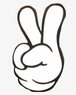#mickeymouse #glove #mickeyhand #peace #disney #mickey - Mickey Mouse ...