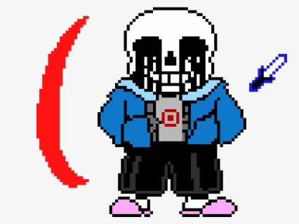 De Sans Pixel Art , Transparent Cartoons - Killer Sans Pixel Art , Free ...