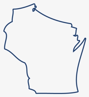 Transparent Wisconsin Outline Png - Wisconsin State Silhouette , Free ...