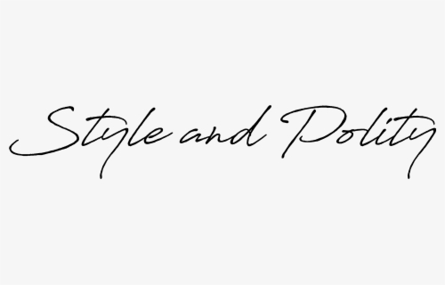 Style And Polity - Calligraphy , Free Transparent Clipart - ClipartKey