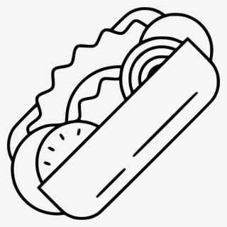 Vector Sandwich Line Drawing - Sub Sandwich Clip Art , Free Transparent ...
