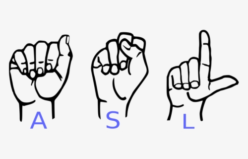 American Sign Language Cartoon , Free Transparent Clipart - ClipartKey
